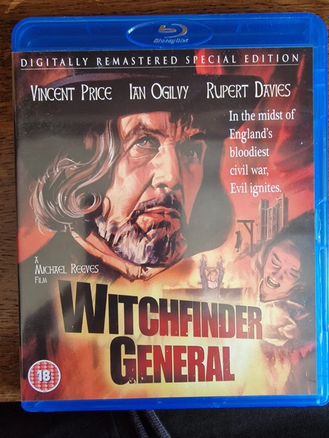WITCHFINDER GENERAL (BLU-RAY) Vincent Price - Director's Cut Region Free £8.99 - PicClick UK
