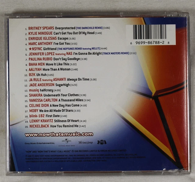 NOW THATS WHAT I Call Music Vol 10 (CD, 2002) EUR 14,79 - PicClick IT