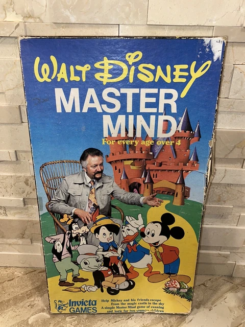 VINTAGE 1978 INVICTA Walt Disney Master Mind Game unvollständig FEHLEN ...
