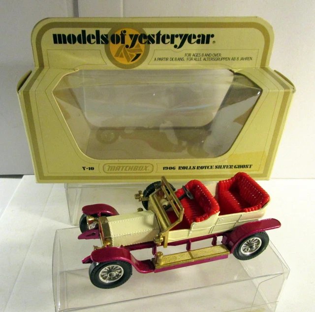MATCHBOX 1906 ROLLS Royce Silver Ghost Models of Yesteryear Y10 1:51 ...