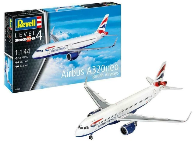 REVELL 03840 AIRBUS A320 Neo Britannico Airways Plastica Kit Modello 1: ...