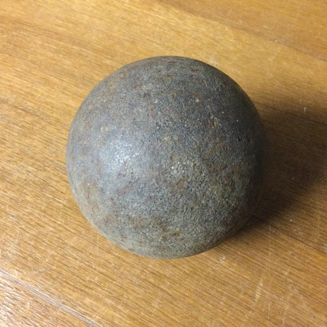 ANCIEN BOULET DE canon Artillerie Napoleon diamètre 10,3 Cm 4,360 Kg ...