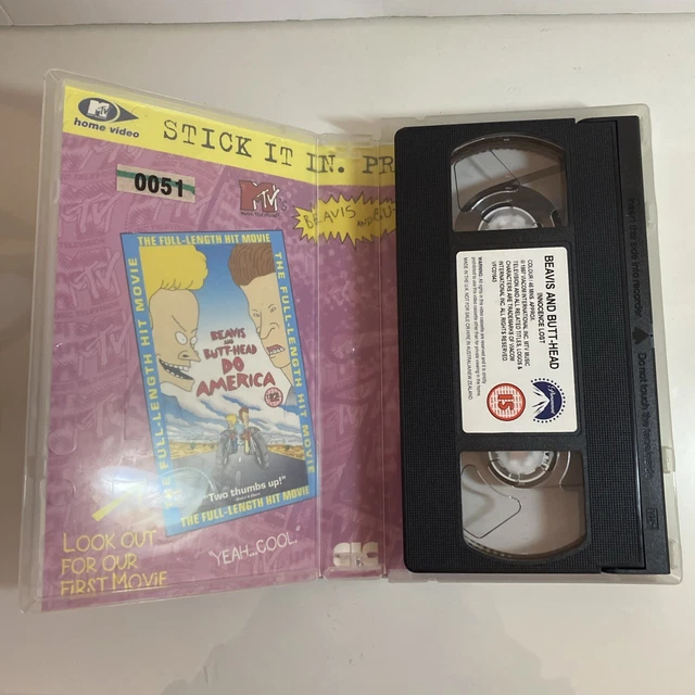 BEAVIS AND BUTT-HEAD Innocence Lost (VHS, 1997) MTV rare and vintage ...
