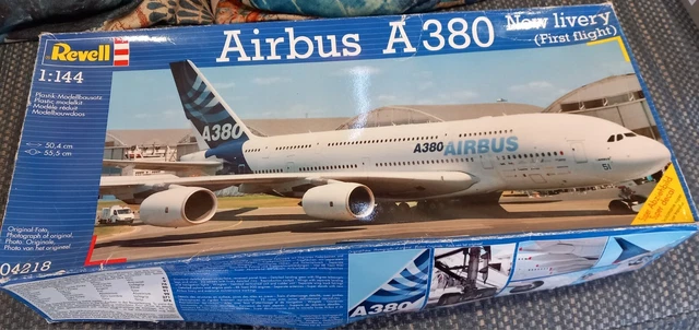 REVELL AIRBUS A380 1/144th Design New Livery "First Flight" Model Kit £ ...