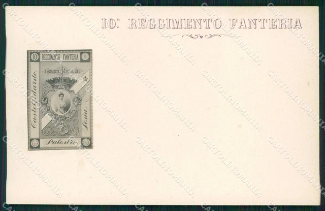 MILITARI FANTERIA X Reggimento Brigata Regina Savoia Foto cartolina ...