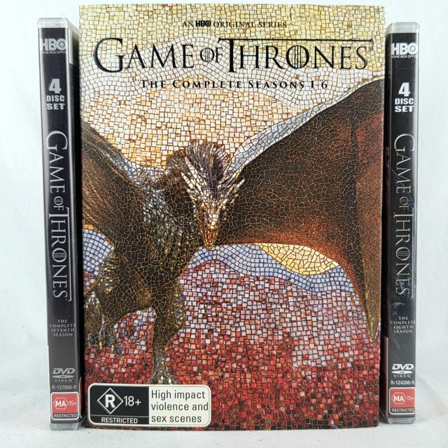 GAME OF THRONES Complete Series DVD Box Set 38 Discs Seasons 1-8 Region ...