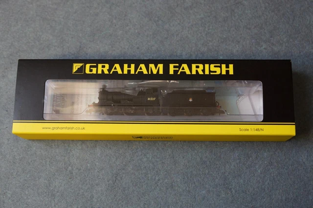 GRAHAM FARISH BY Bachmann 372-777 engine BR Black early emblem N gauge ...