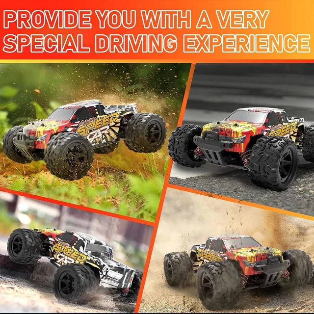 DEERC RC CARS High Speed Remote Control Car for Adults Kids 30+MPH, 1: ...