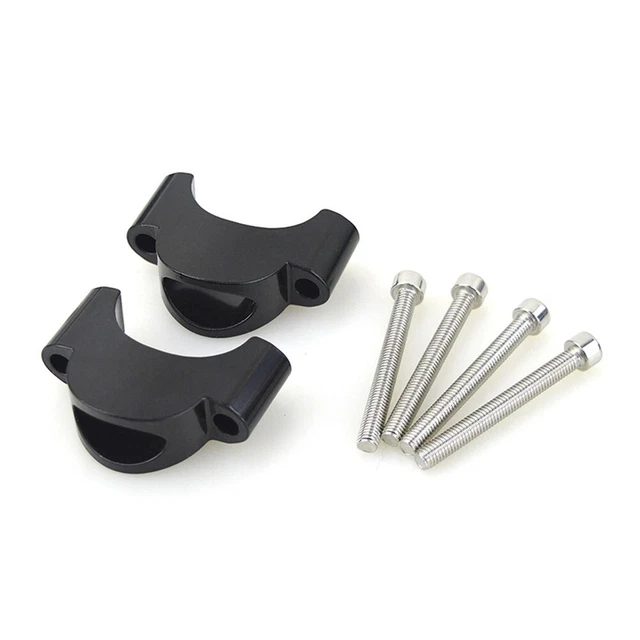 TAPIS DE LEVAGE r??glable pour guidon TT 10/20 mm options entretoises noires EUR 16,43 - PicClick FR