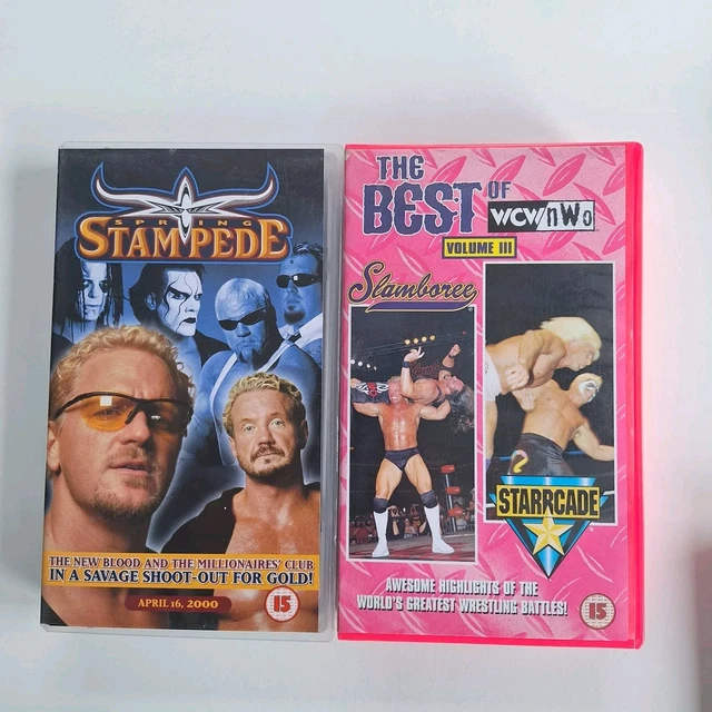 WCW SPRING STAMPEDE 2000 Best Of Starrcade Slamboree Video VHS WWF WWE ...
