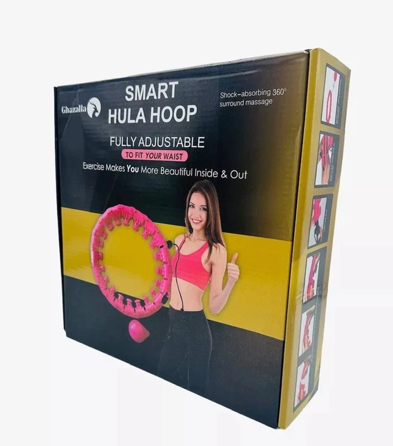 HULA HOOP PONDERATO intelligente fitness con palla nodo staccabile ...