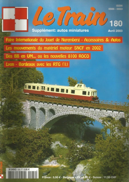 LE TRAIN N°180 Materiel Moteur Sncf En 2002 / Bb En Um / Nouvelle 80100 Roco EUR 4,00 - PicClick IT
