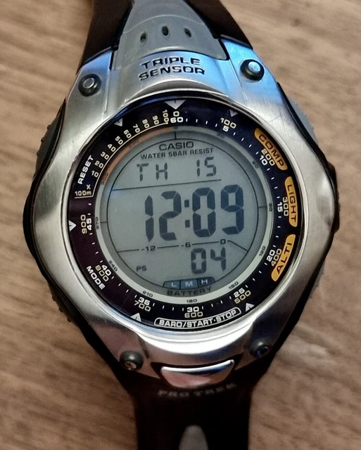 OROLOGIO CASIO PROTREK prg-70j duro altimetro solare barometro ...