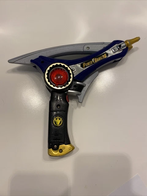 POWER RANGERS DINO Thunder Thundermax Saber/Blaster Blue Gun Blade 2003 ...