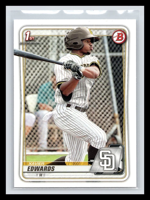 XAVIER EDWARDS 2020 Bowman Prospects #BP-10 FBC San Diego Padres EUR 1 ...