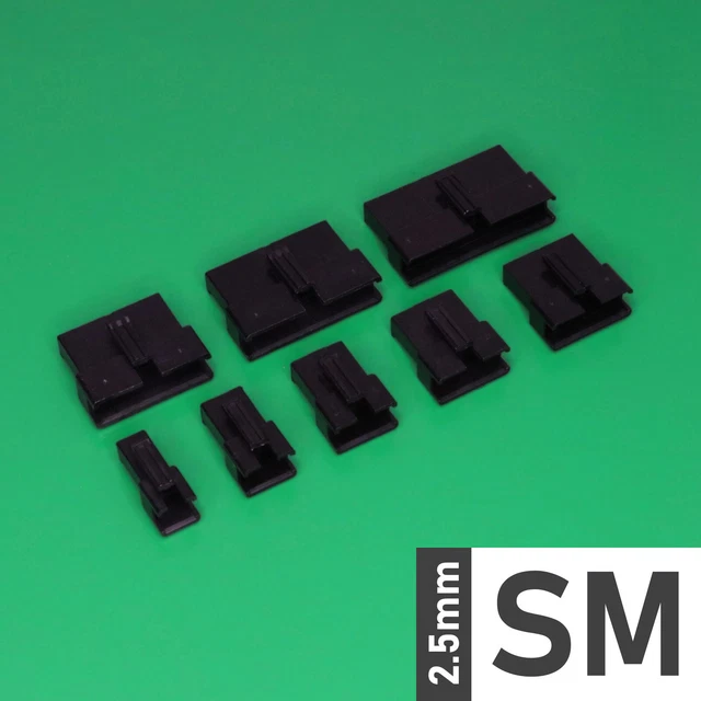 SM 2.5MM WIRE Socket 2-16p Crimp Connector W2W (JST SM Style) £3.53 ...