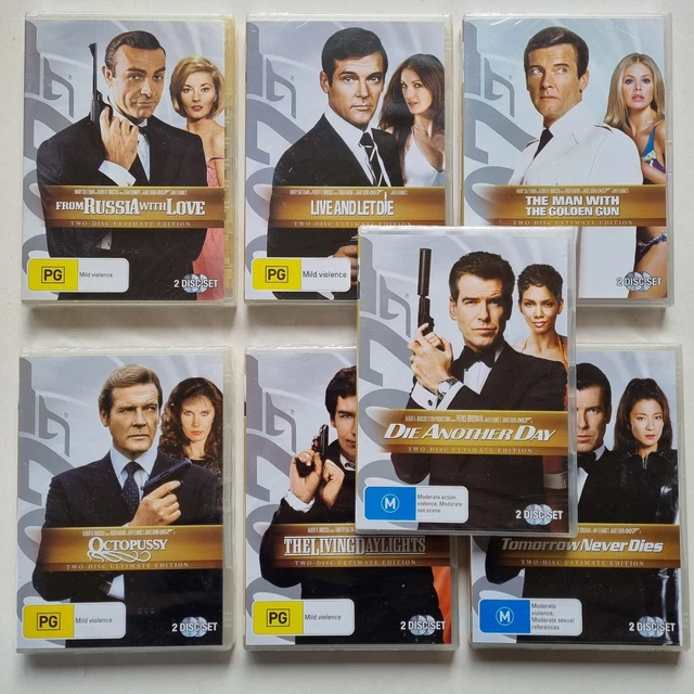 JAMES BOND 007 DVD Collection (2-Disc Ultimate Editions) PAL Region 4 ...