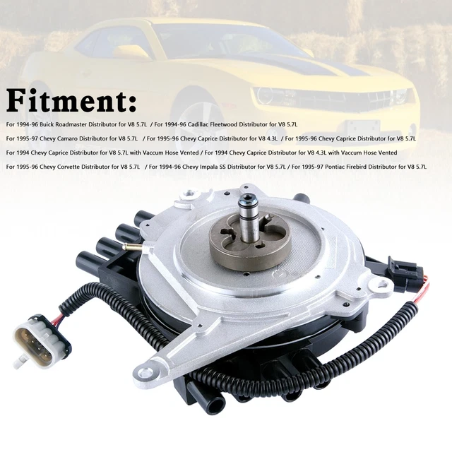 IGNITION DISTRIBUTOR & Harness Pour Optispark LT1 Chevy Camaro Caprice ...