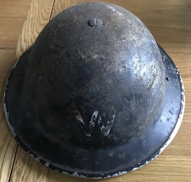 BRITISH WORLD WAR II Warden’s Helmet Home Front ARP 1939-1945 £74.99 ...