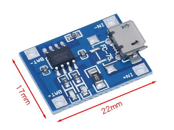 TP4056 CHARGE CONTROLLER for Lithium / Li-Po / Li-Ion | Battery Battery ...