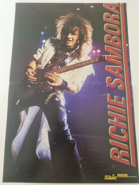 RICHIE SAMBORA (BON Jovi) Poster A3 29.5cms/43.5 (11.5"/17") £1.99 ...