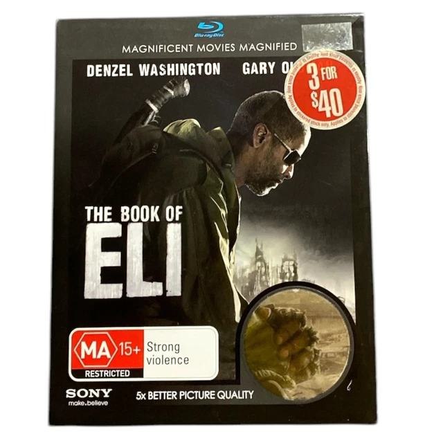 THE BOOK OF Eli Blu-ray Movie Slipcase Denzel Washington Gary Oldman ...