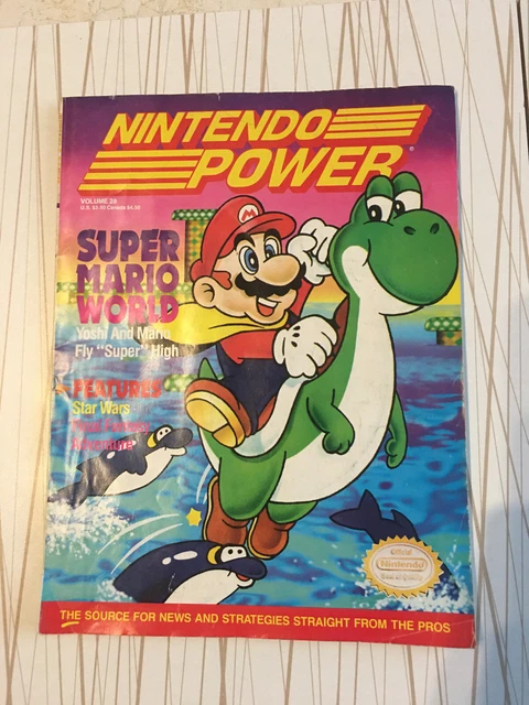 NINTENDO POWER MAGAZINE issue 28 with F-Zero poster snes £28.00 ...