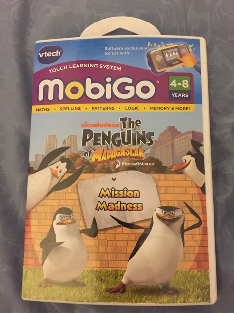VTECH MOBIGO NICKELODEON The Penguins of Madagascar Game £15.00 ...