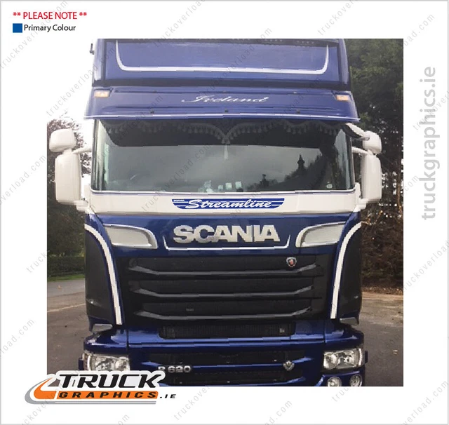 SCANIA R SERIES Streamline stoneguard Decal,Sticker Graphic (57) £23.99 ...