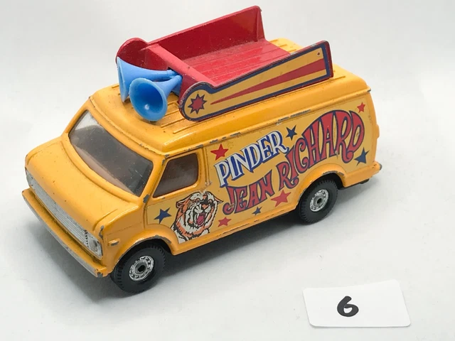 CORGI TOYS # 426 Pinder Jean Richard Circus Chevrolet Van Booking ...
