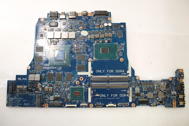 DELL ALIENWARE 15 R3 17 R4 board i7-7820HK GTX1080 LA-D753P DP/N: 8WCKC ...