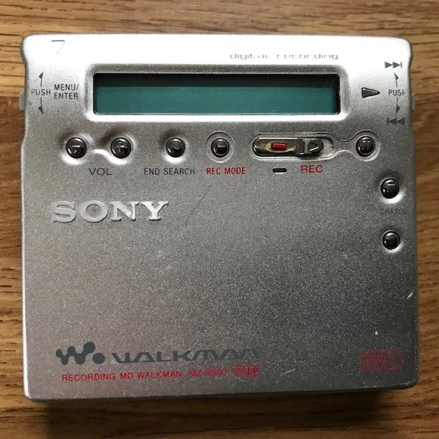 VINTAGE SONY WALKMAN MD WALKMAN MZ-R900 Personal Minidisc Recorder ...