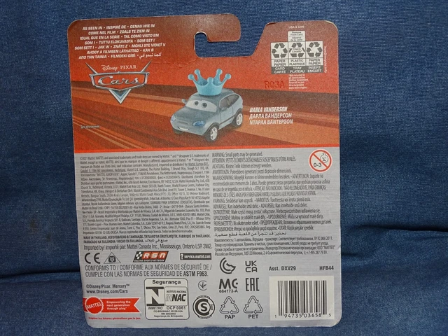 VOITURE DISNEY PIXAR Cars Darla Vanderson Blister Abime Serie Metal ...