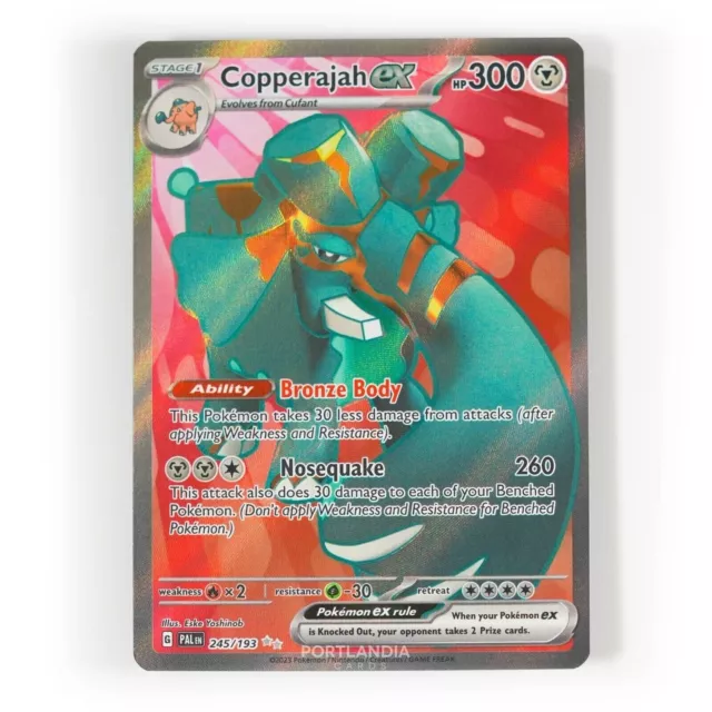 POKEMON - COPPERAJAH ex - 245/193 - SV Paldea Evolved - Full Art Card ... POKEMON - COPPERAJAH ex - 245/193 - SV Paldea Evolved - Full Art Card ...
