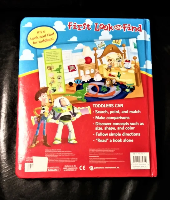 DISNEY PIXAR TOY Story First Look and Find Book £3.63 - PicClick UK