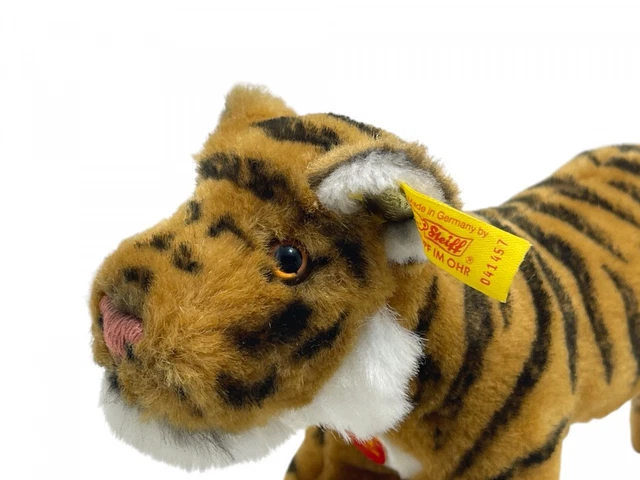 PELUCHE STEIFF ANIMAL 041457 tigre 22 cm. Excellent état EUR 29,52 ...