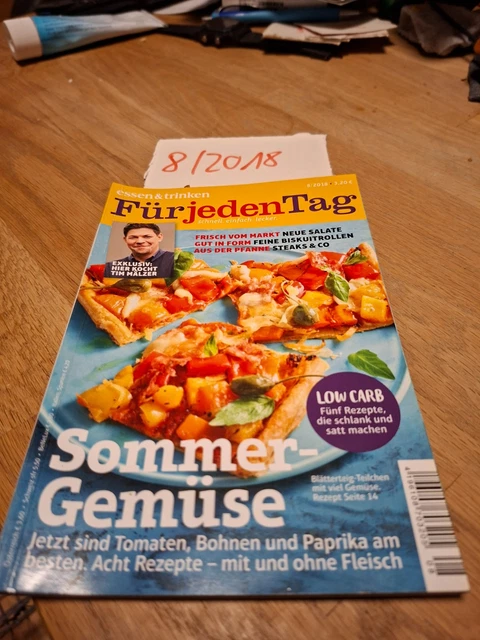 ESSEN & TRINKEN Für jeden Tag 8/2018: Tim Mälzer Rezepte Sommergemüse ...