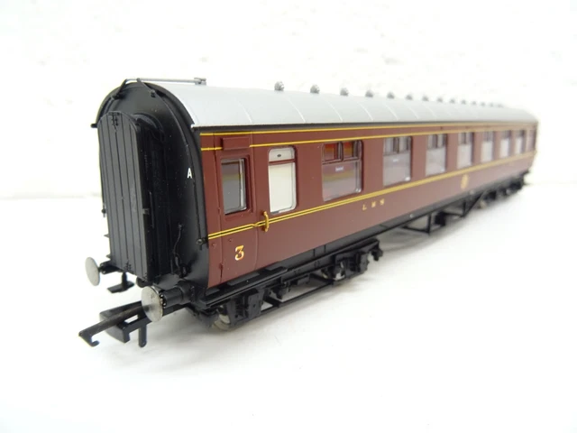 OO GAUGE HORNBY Lms Coach 3Rd Class 1637 (Super Detail) R4231 £49.50 ...