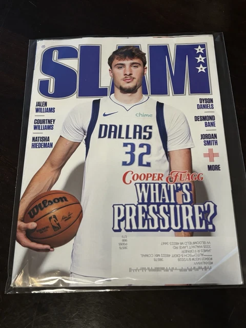 SLAM MAGAZINE ISSUE #258 October / November 2025 Cooper Flagg £8.89 ...