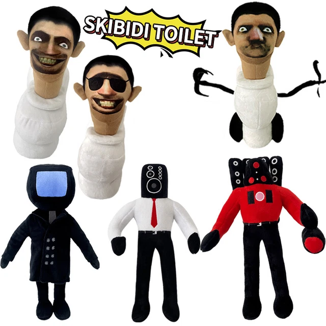 THE SKIBIDI TOILET Plush Toy Speakerman Boss Toiletman Soft Doll Kid ...