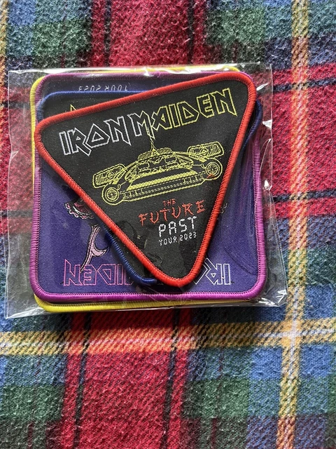 IRON MAIDEN/ THE Future Past Tour 2023 Patch And Bottle Top Like New £9.99 - PicClick UK