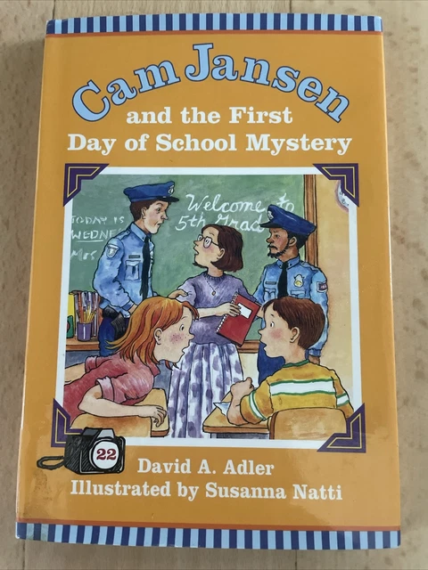 DAVID A. ADLER, Cam Jansen And The First Day Of School Mystery $13.00 ...