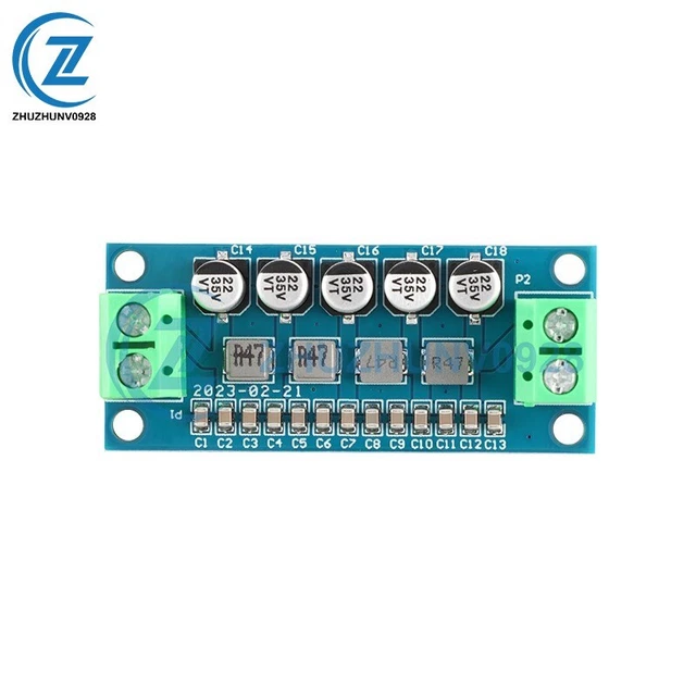 DC POWER FILTER Module Low Pass Filter Voltage Regulator Module 0-35V 0 ...