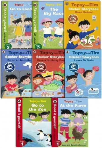 TOPSY AND TIM Learning Collection 8 Books Set As Seen On TV Read at ...
