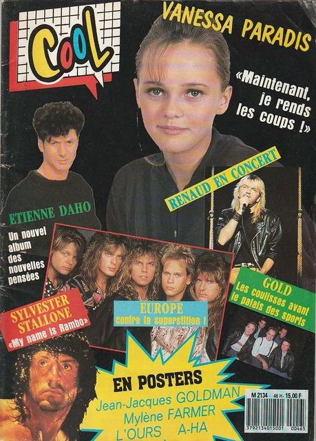 COOL 46H 10/1998 V Paradis, Daho, Renaud, Europe, Gold, Stallone 21/ ...