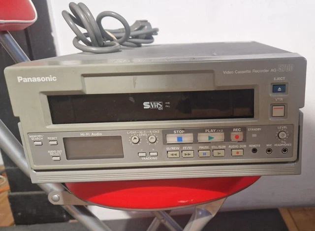 MAGNETOSCOPE VHS PANASONIC AG-5700 SVHS - Videorecorder, player VHS EUR ...