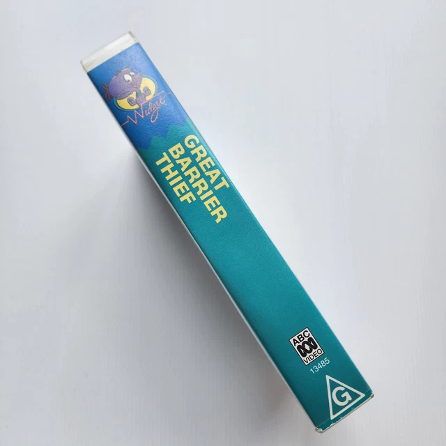 VINTAGE WIDGET CARTOON Vhs 1993 The Great Barrier Thief ABC Kids $45.00 ...