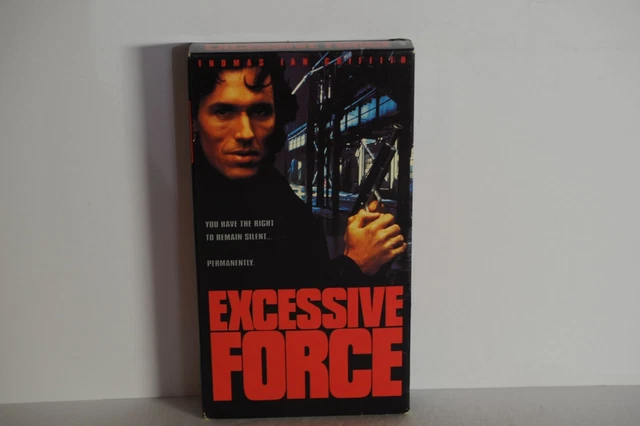 EXCESSIVE FORCE, THOMAS Ian Griffith, Action movie, VHS tape format £7. ...