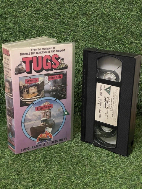 TUGS VHS - Warrior High Tide Big Freeze Children Kids Video Tape £19.99 ...