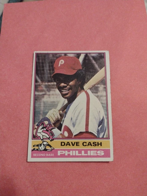 1976 TOPPS BASEBALL #295 DAVE CASH Philadelphia Phillies EX/mt EUR 1,12 ...